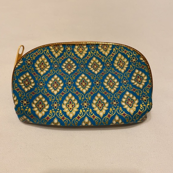 Bags | Blue Gold Change Purse | Poshmark